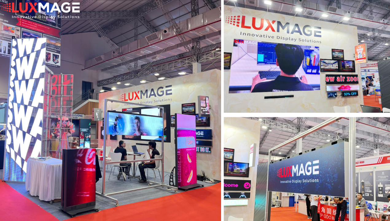 LUXMAGE Tỏa Sáng Tại Vietbuild TP.HCM 2025 Với Loạt Giải Pháp Màn Hình LED Đột Phá Cho Không ...